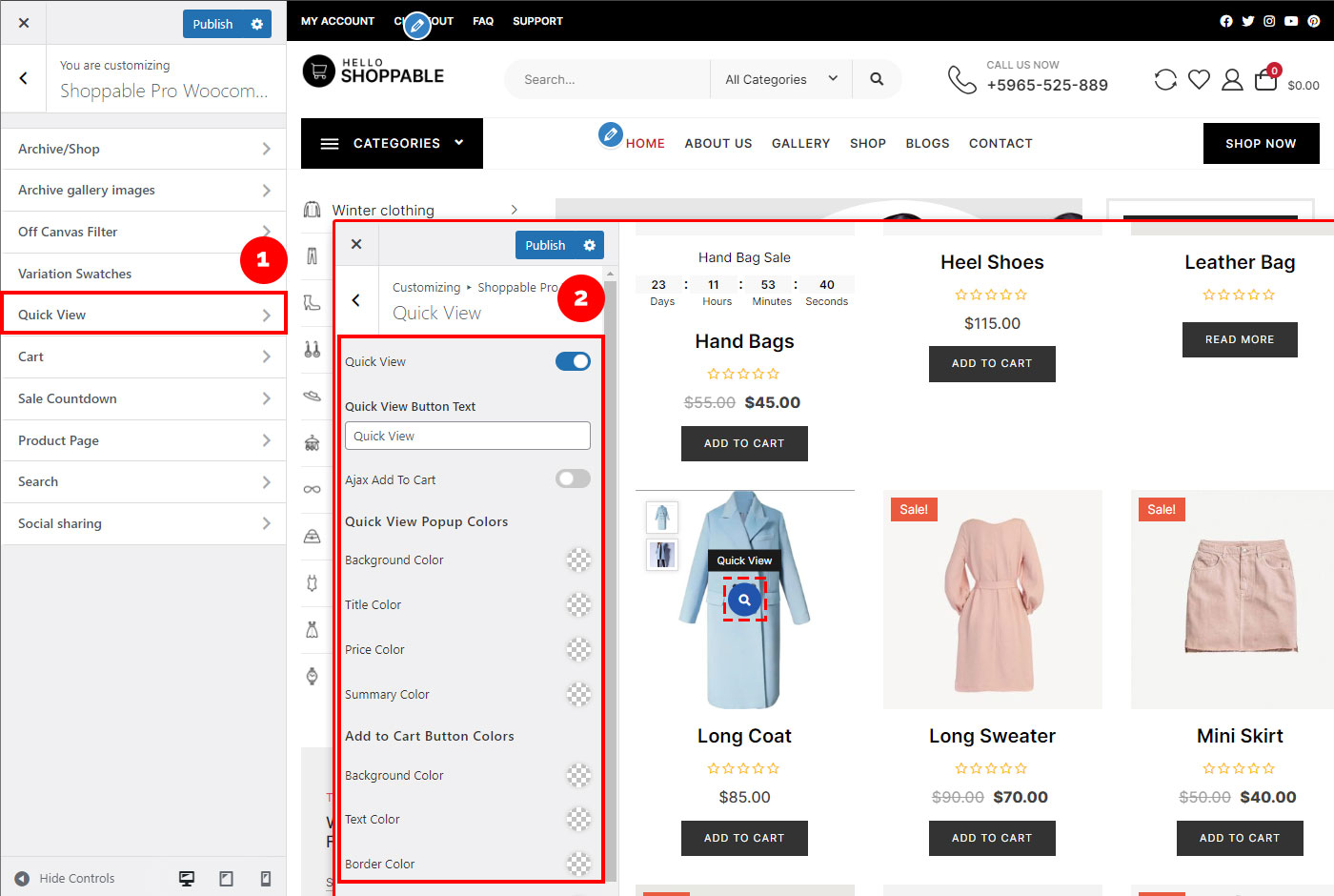 How To Setup Quick View – Bosa Themes