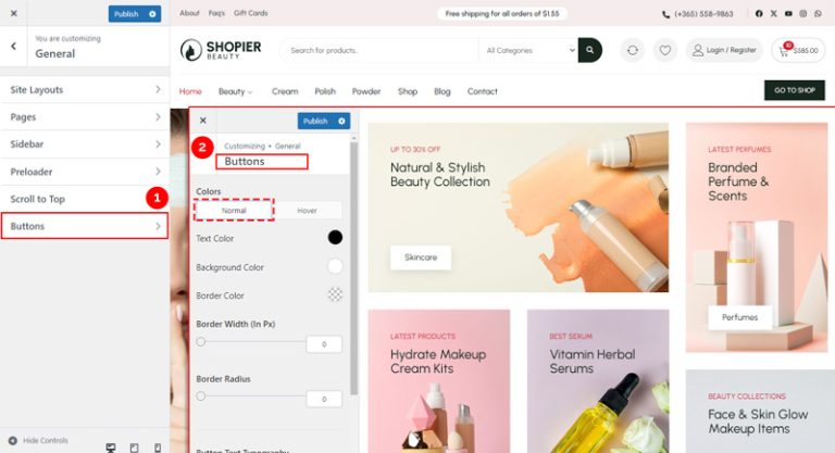 How To Setup Buttons – Bosa Themes