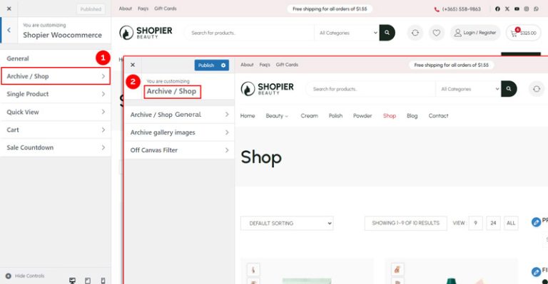 How To Setup Shopier Woocommerce Archive / Shop – Bosa Themes